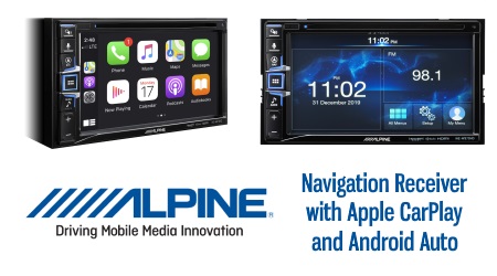 Alpine Shipping New Navigation Receiver with Apple CarPlay and Android ...