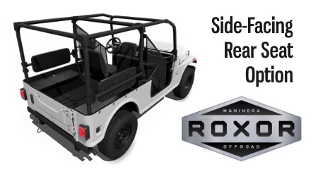 ROXOR Increases Passenger Capacity with Release of Side Facing Rear ...