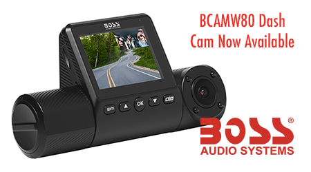 New BOSS Audio BCAMW80 Dash Cam Now Available | 12VoltNews.com