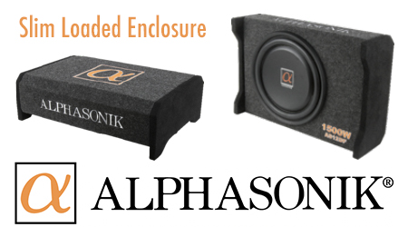 Alphasonik Releases AS12DF Slim Loaded Enclosure | 12VoltNews.com