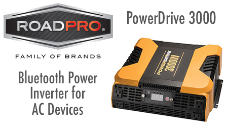 RoadPro PowerDrive 3000 Watt Bluetooth Power Inverter for AC Devices ...