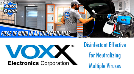 VOXX Electronics Introduces EPA Registered Disinfectant Effective for Neutralizing Multiple ...