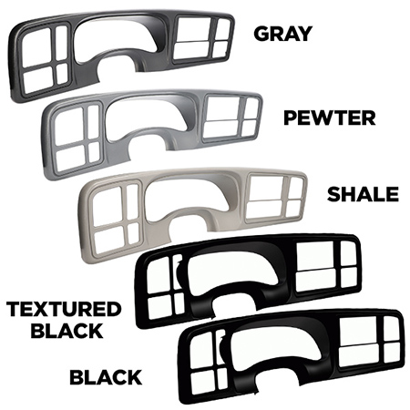 New Dash Panel Colors for 1999-2002 GM Trucks and SUVs Now Shipping ...