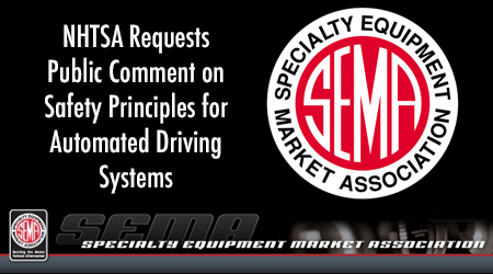 NHTSA Requests Public Comment on Safety Principles for Automated ...