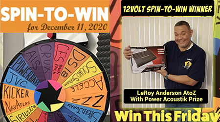 The 12Volt Spin-To-Win Wheel Keeps on Spinning | 12VoltNews.com