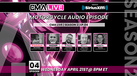 CMA Live… The Motorcycle Audio Episode | 12VoltNews.com