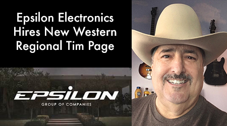 Epsilon Electronics Hires New Western Regional | 12VoltNews.com