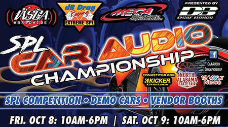 SPL Car Audio Championship Set for Oct 8 & 9 in Muscle Shoals, AL ...