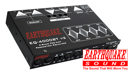 Earthquake Sound Releases EQ-4000BT v2 4-Band Parametric Equalizer ...