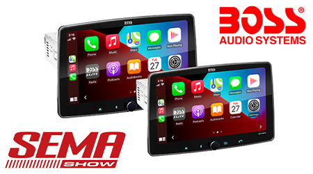 BOSS Audio Showcasing Two New Large Screen Floating Head Units at 2022 ...