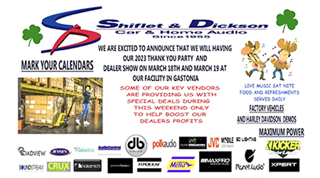 The Shiflet & Dickson Dealer Show Set for March 18th and 19th ...