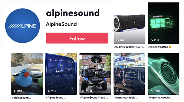 Alpine Launches TikTok Account to Reach the Next Generation of Audio ...