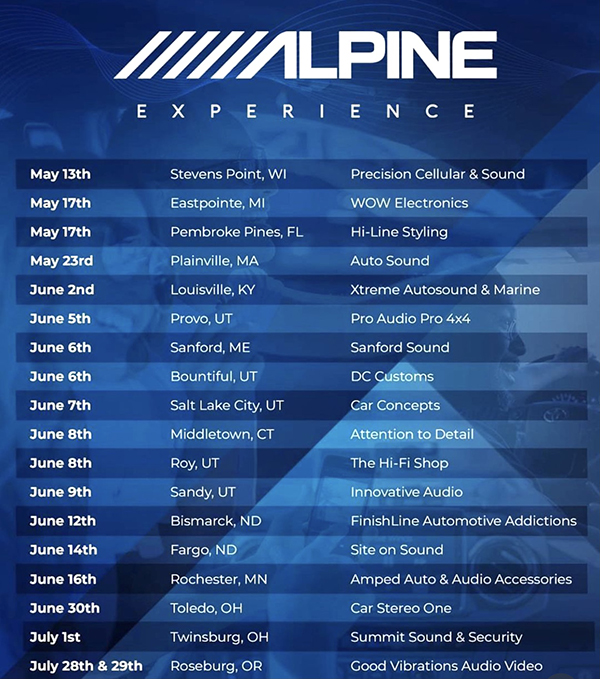 The Alpine Experience at Precision Cellular and Sound Was Very ...