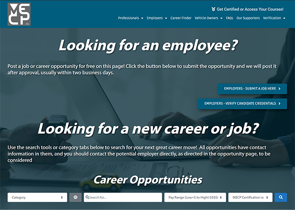 MECP Debuts First Industry-Specific Career Finder Page on MECP.com ...