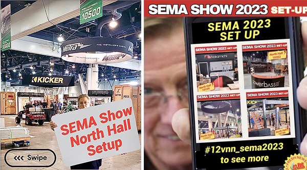The SEMA Show 2023 Setup Is Underway In Vegas With The 12volt Beat On ...