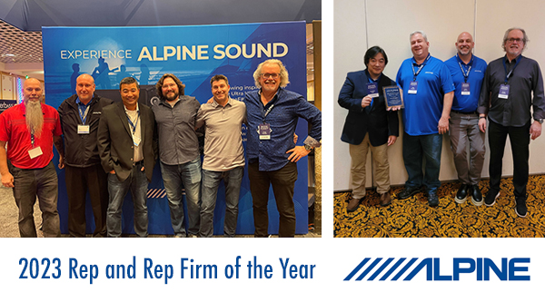 Alpine Names 2023 Rep and Rep Firm of the Year | 12VoltNews.com