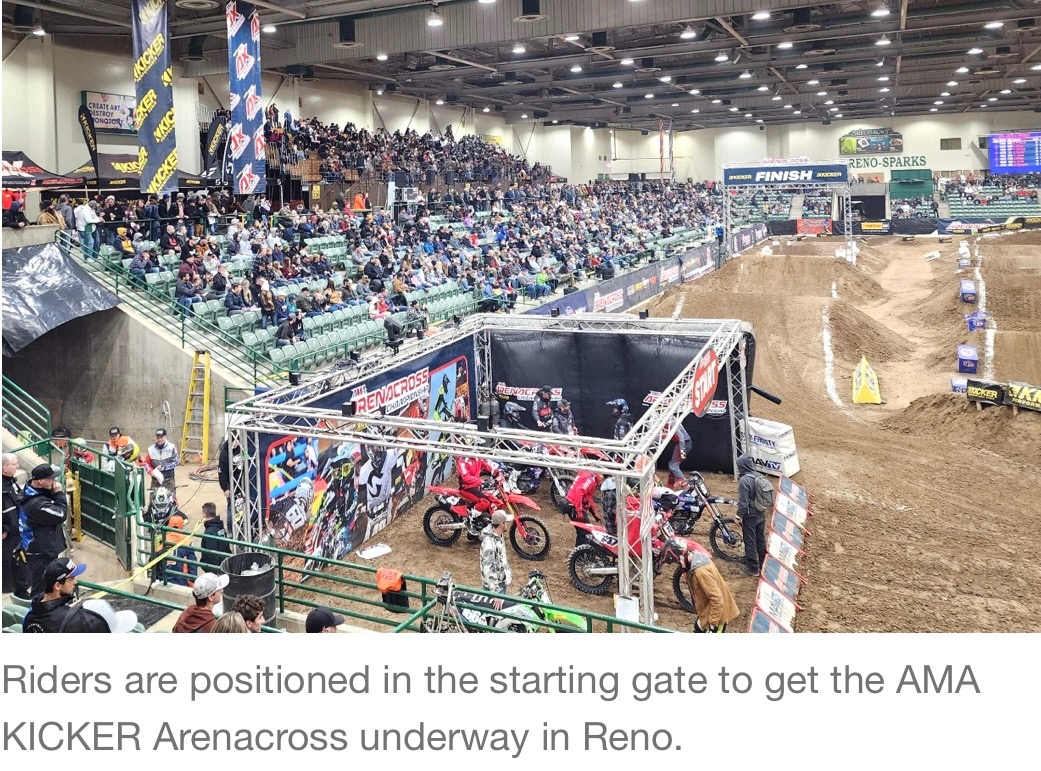KICKER Was Livin’Loud At The AMA ArenaCross Rounds 9 and 10 In Reno ...