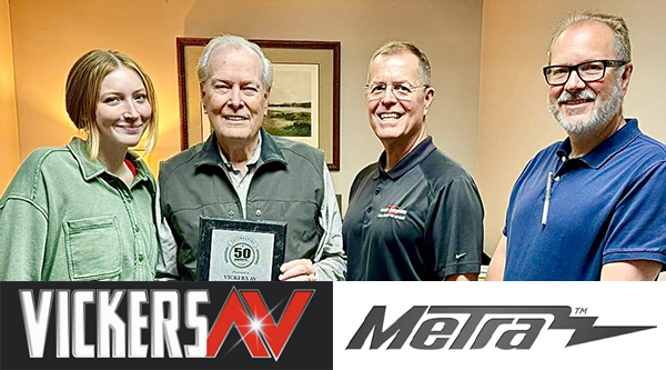 Vickers AV Receives 50-Year Metra Electronics Partnership Plaque | 12VoltNews.com