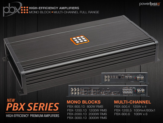 PowerBass PBX Series Premium Amplifiers In Stock Now | 12VoltNews.com