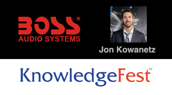 Boss Audio to Sponsor KnowledgeFest Sales Seminar by Jon Kowanetz | 12VoltNews.com