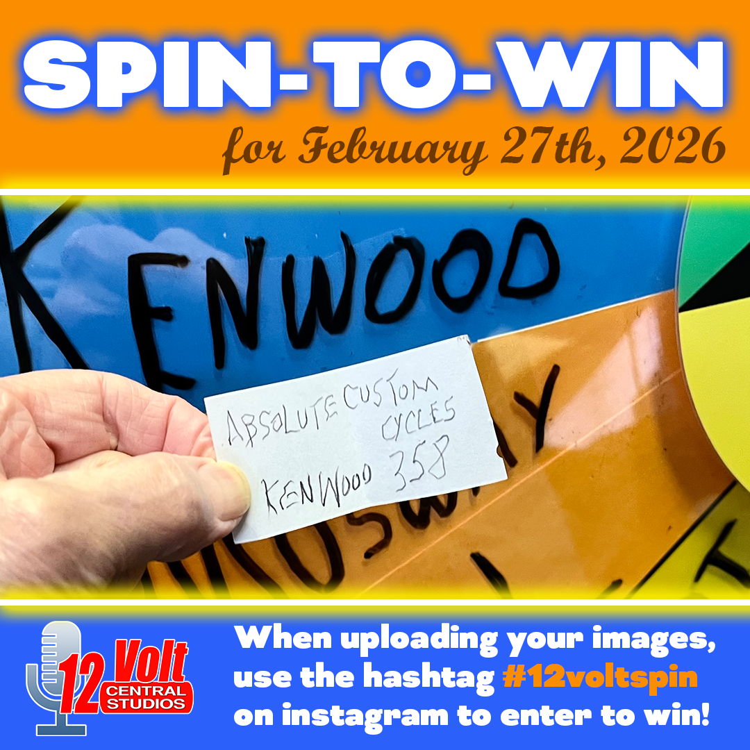 Absolute Custom Cycles Wins KENWOOD Prize On The 12volt Spin-To-Win ...