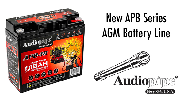 Audiopipe Introduces The New APB Series AGM Battery Line | 12VoltNews.com